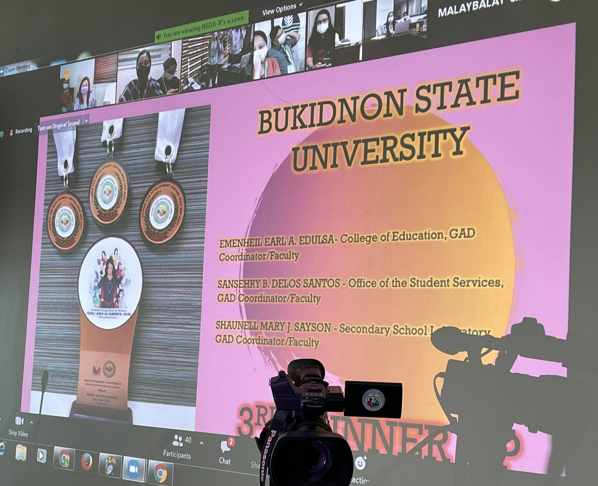 BukSU places 3rd runner up in regional GAD quiz - Bukidnon State University