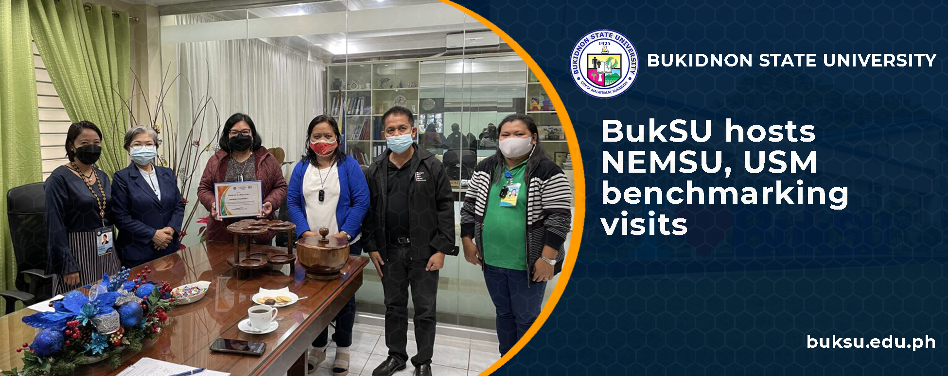 BukSU hosts NEMSU, USM benchmarking visits - Bukidnon State University