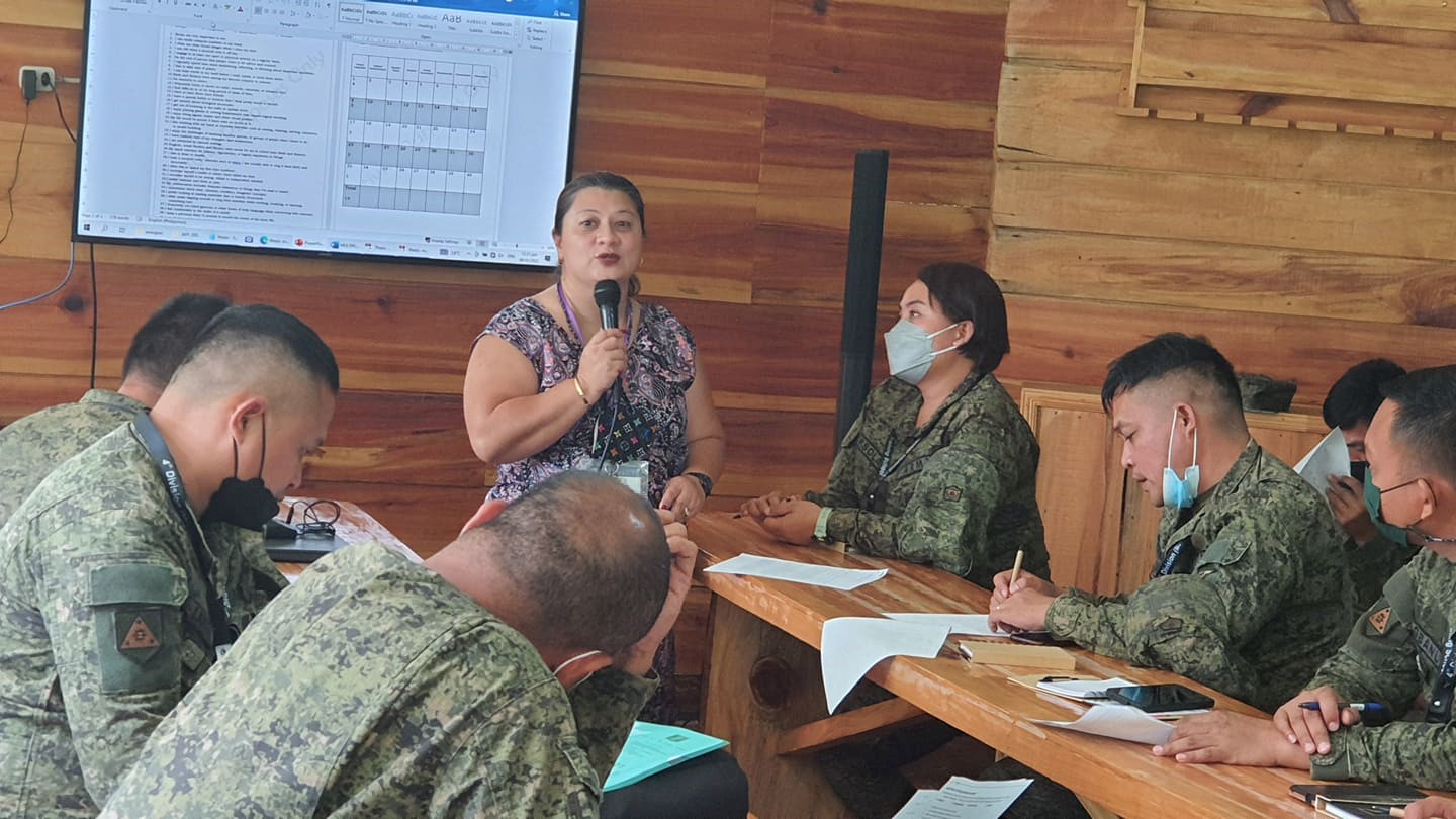 NSTP Faculty share teaching strats to army trainers - Bukidnon State ...