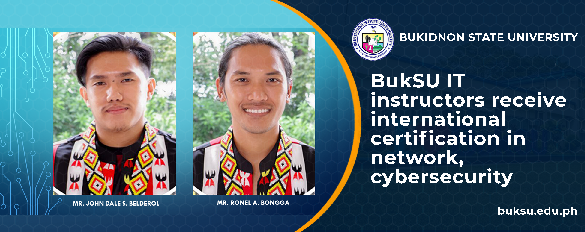 BukSU IT instructors receive international certification in network, cybersecurity - Bukidnon ...
