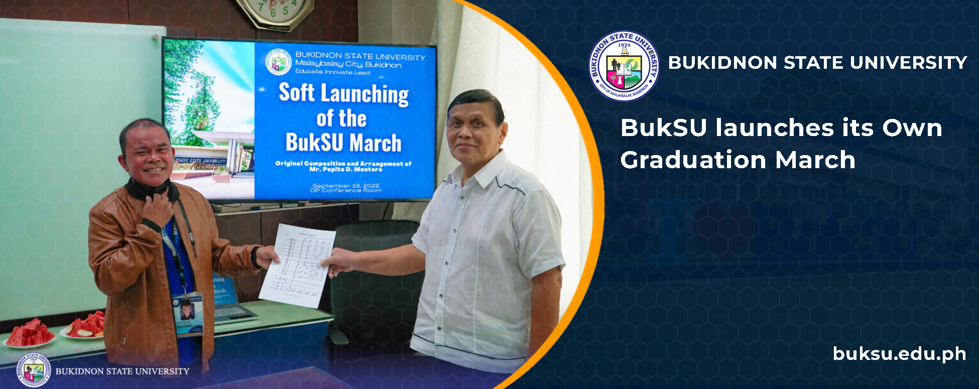 BukSU launches its Own Graduation March - Bukidnon State University
