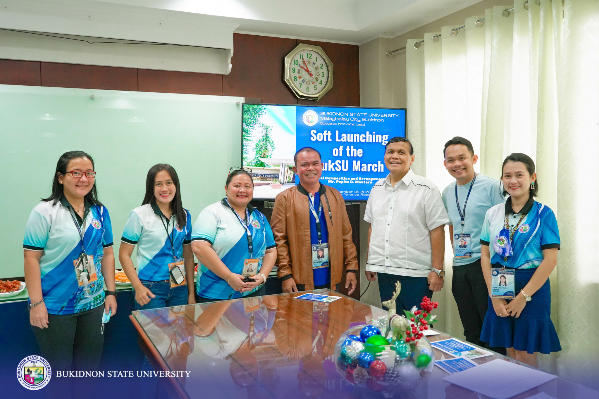 Bukidnon State University launches its new Graduation March—an original composition and ...