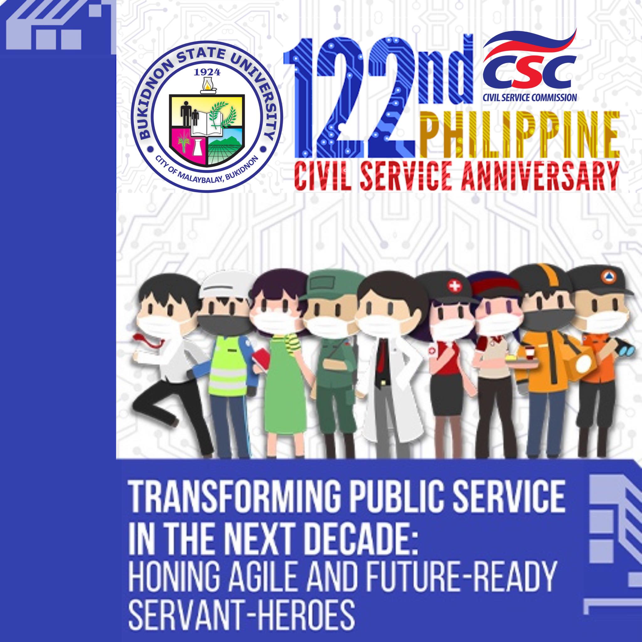 BukSU VPs highlight ‘Resilience’ of public servants in 122nd Philippine ...