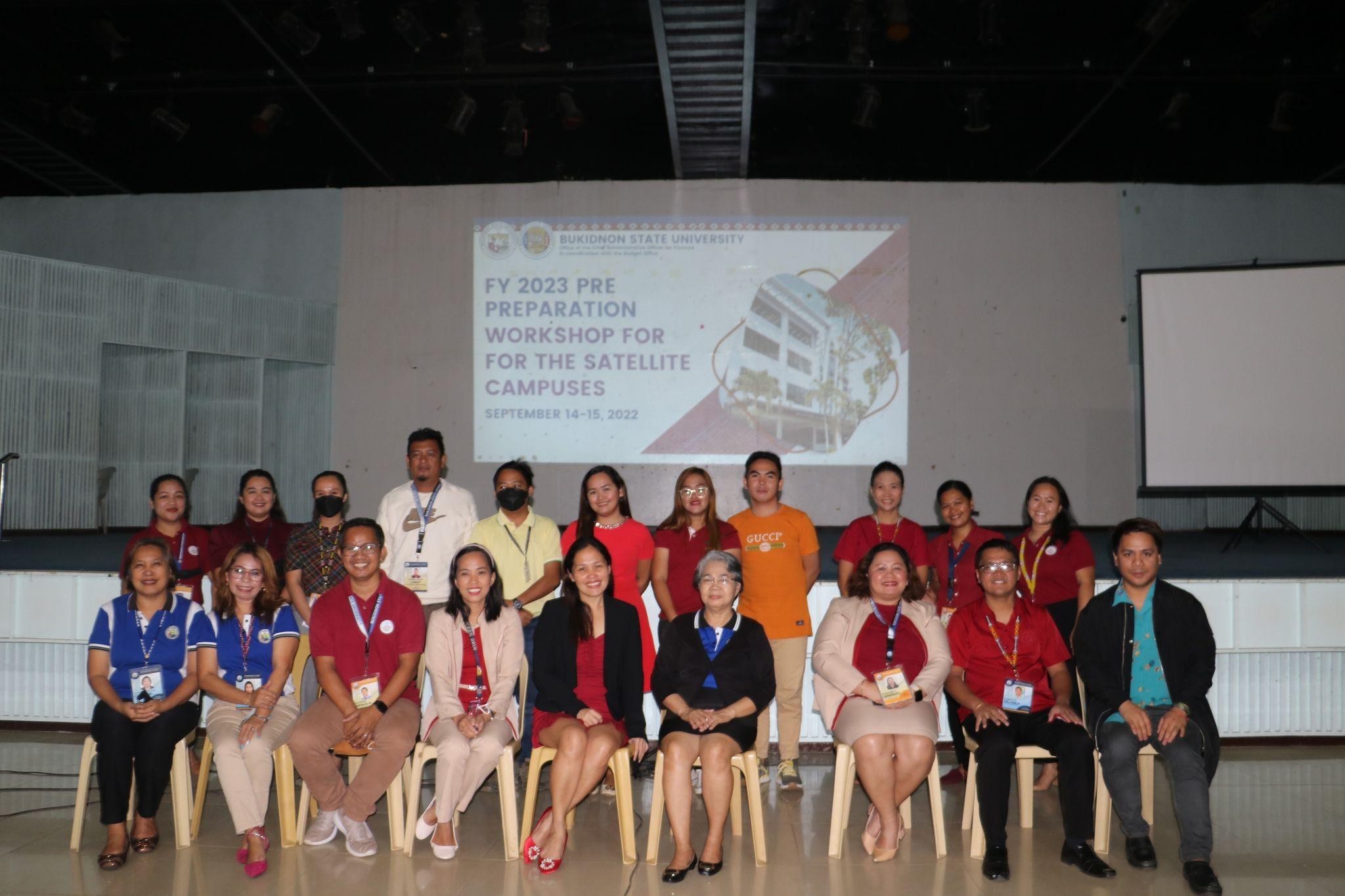 BukSU satellite campuses prepare PRE for FY 2023 - Bukidnon State University