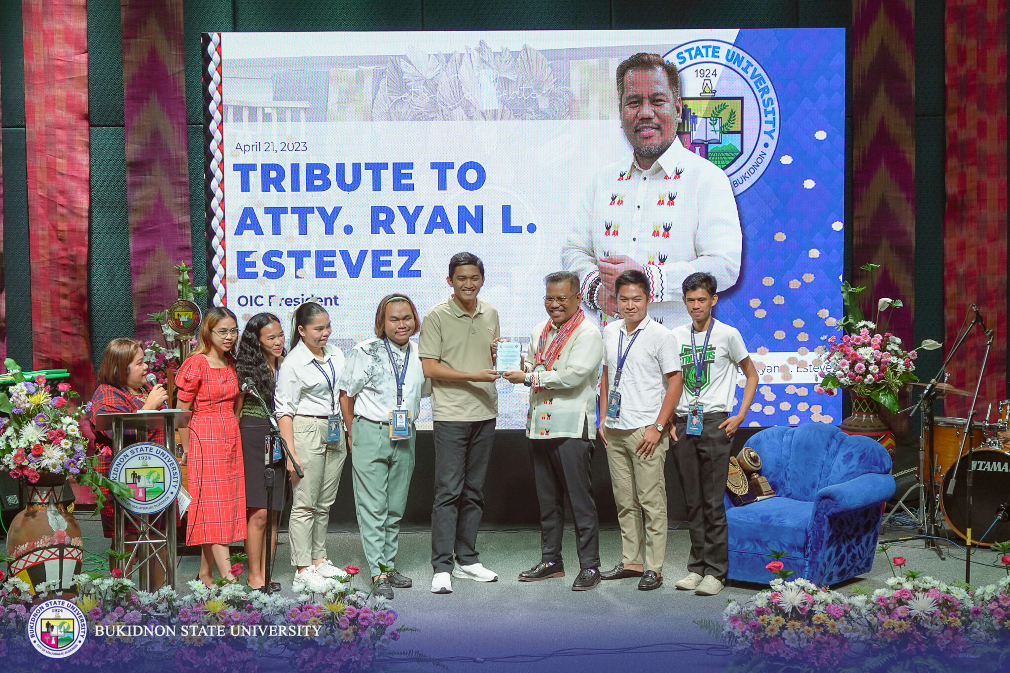 Atty. Estevez officially turns over BukSU Presidency to the new President Dr. Mirasol - Bukidnon ...