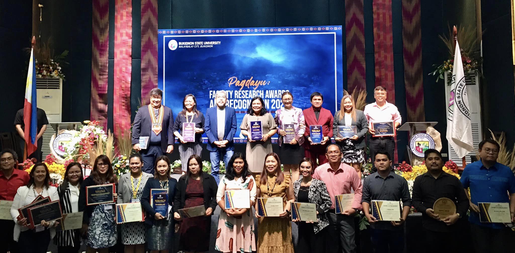 PAGDAYU 2023: BukSU awards 67 faculty researchers - Bukidnon State University