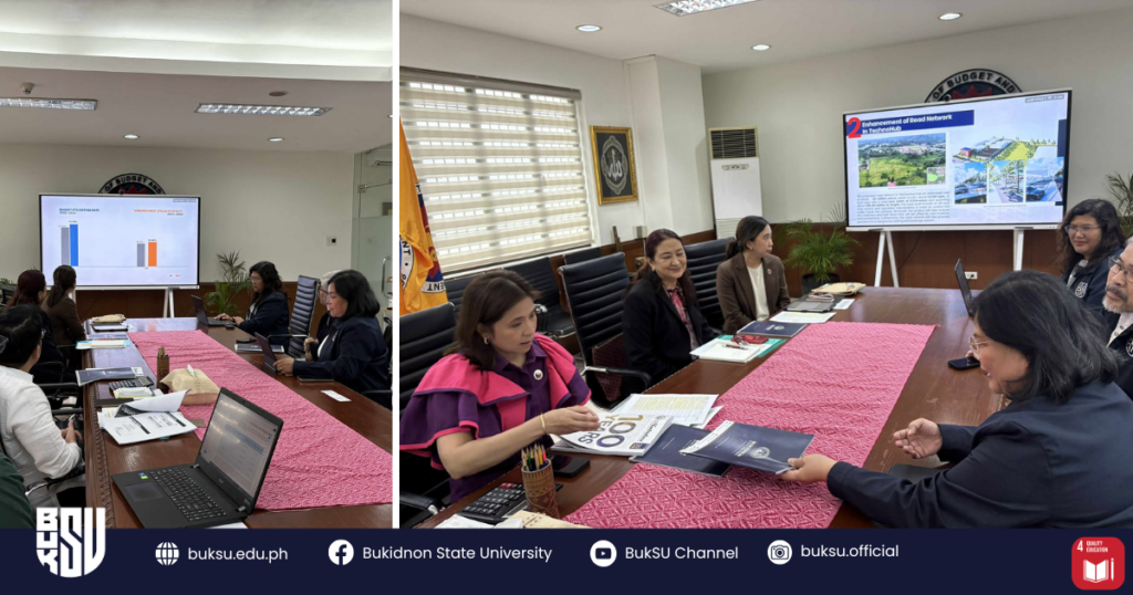 Courtesy Call with DBM Highlights BukSU’s Annual Report, Budget ...