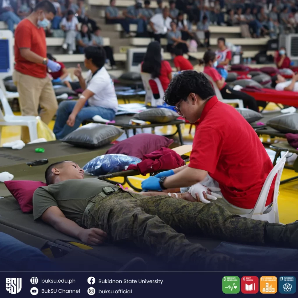 BukSU Students Lead Donor Turnout in Dugong Bombo Blood Drive ...